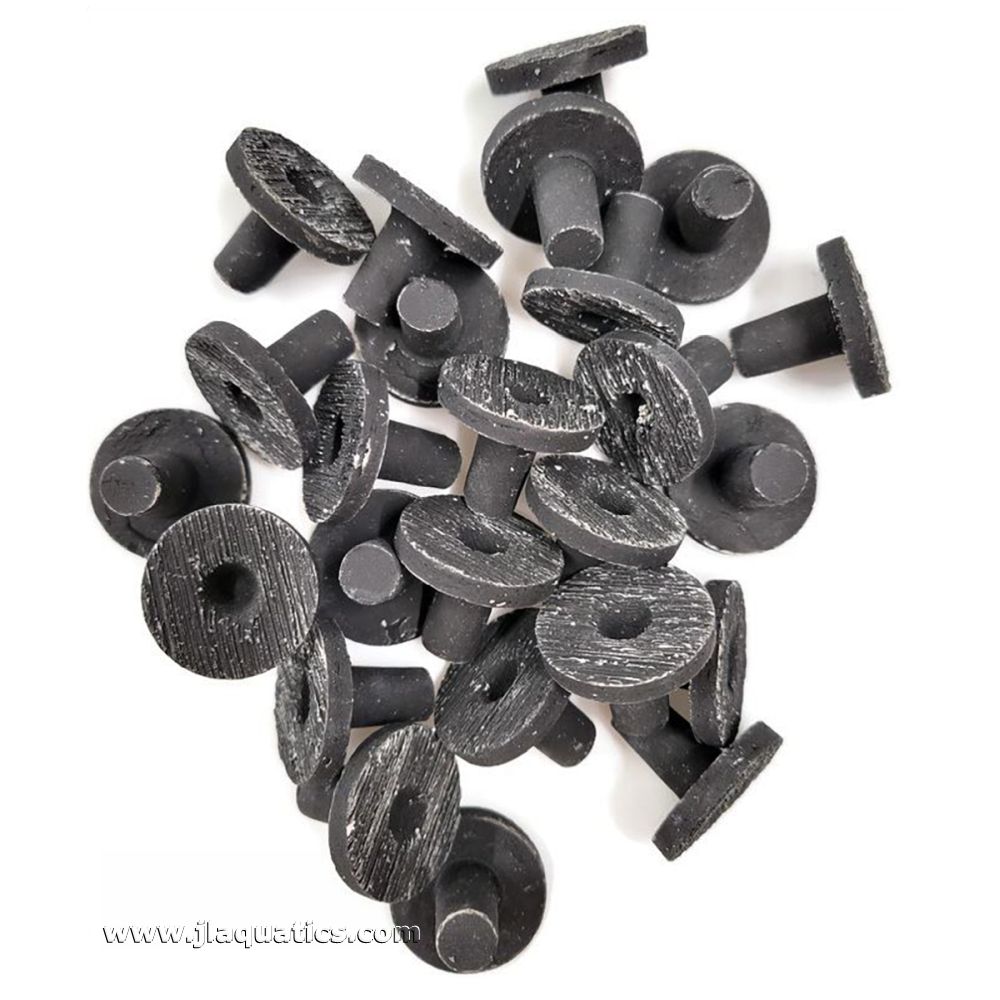 Oceans Wonders Ceramic 1 Inch Black Frag Plugs - 100 Piece – Shopping ...