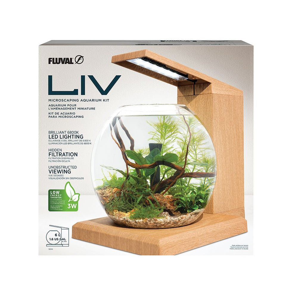 Fluval LIV Microscaping Aquarium Kit - Teak – Shopping - J&L Aquatics