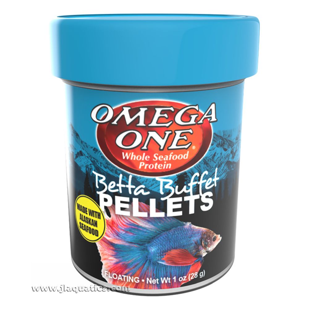 Omega One Betta Buffet Floating Pellets - 28 Gram – Shopping - J&L Aquatics