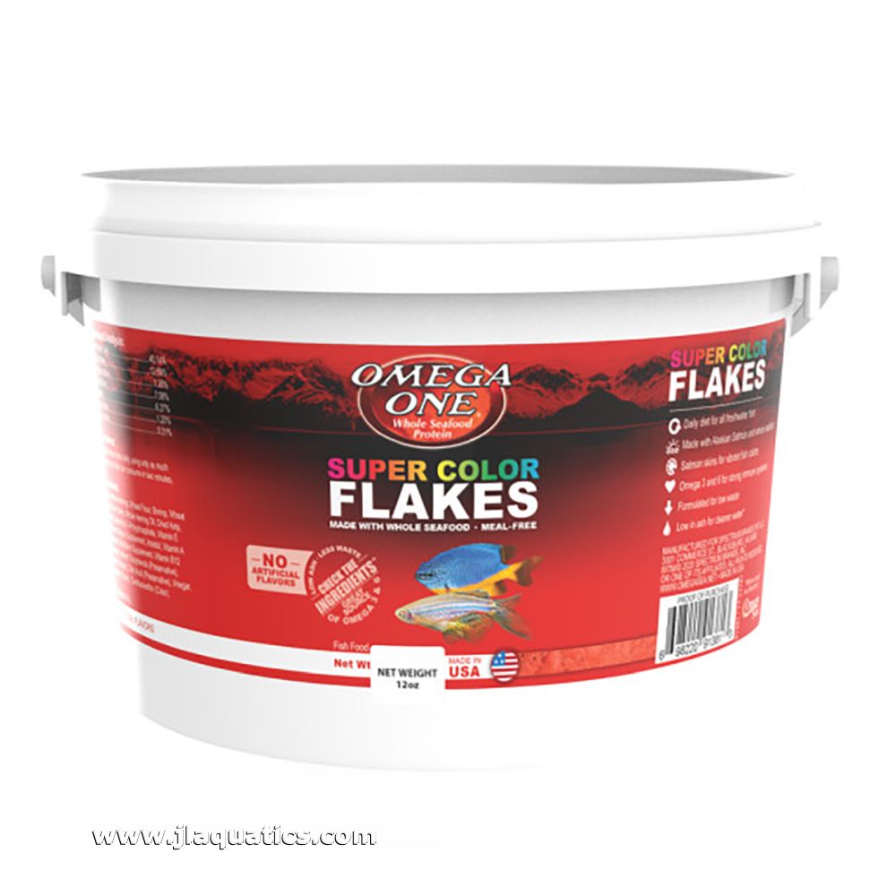 Omega One Super Color Flake Fish Food - 12oz – Shopping - J&L Aquatics