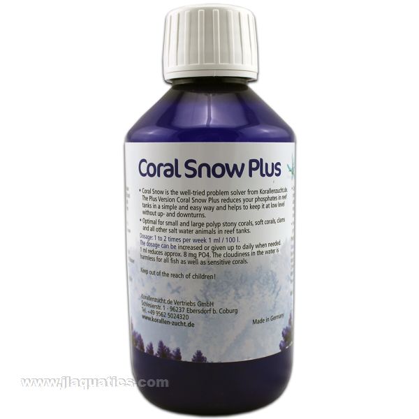 ZEOVit Coral Snow Plus - 250ml | JLAquatics Canada – Shopping - J&L ...